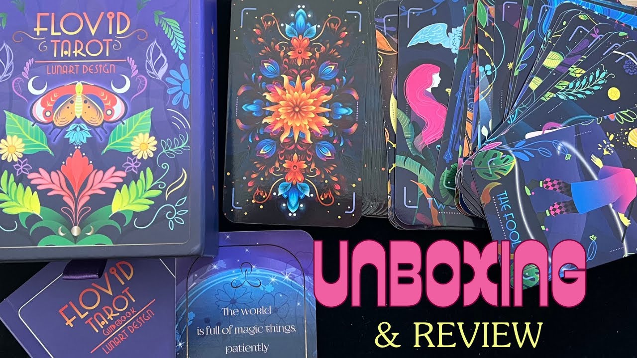 Flovid (Flower-Vivid) Tarot Unboxing & Review - YouTube