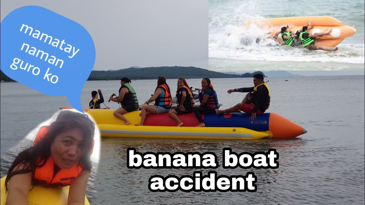 banana boat accident |glan sarangni province - YouTube