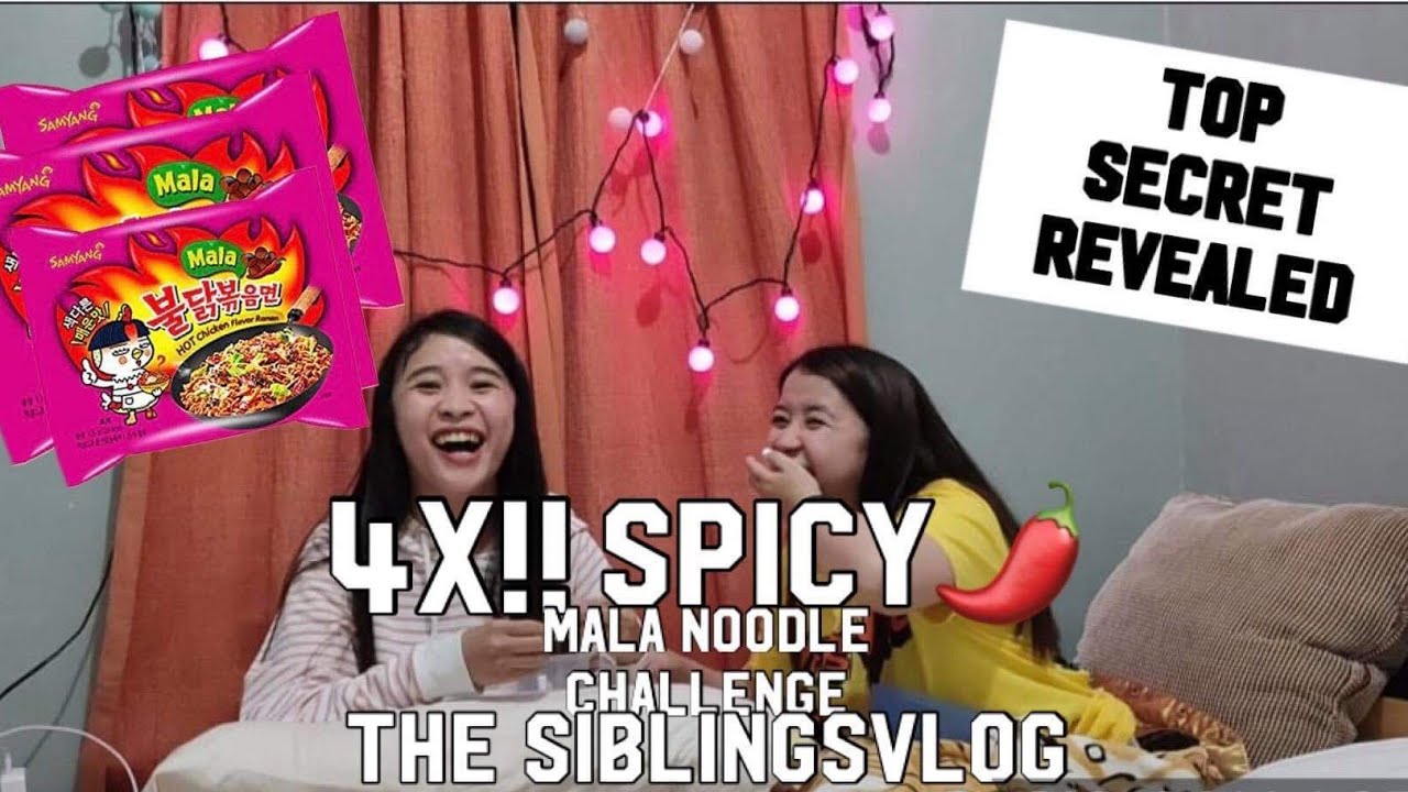 SAMYANG 4X MALA SPICY CHALLENGE (Mapapa amin ka talaga sa anghang!) 🤢 ...