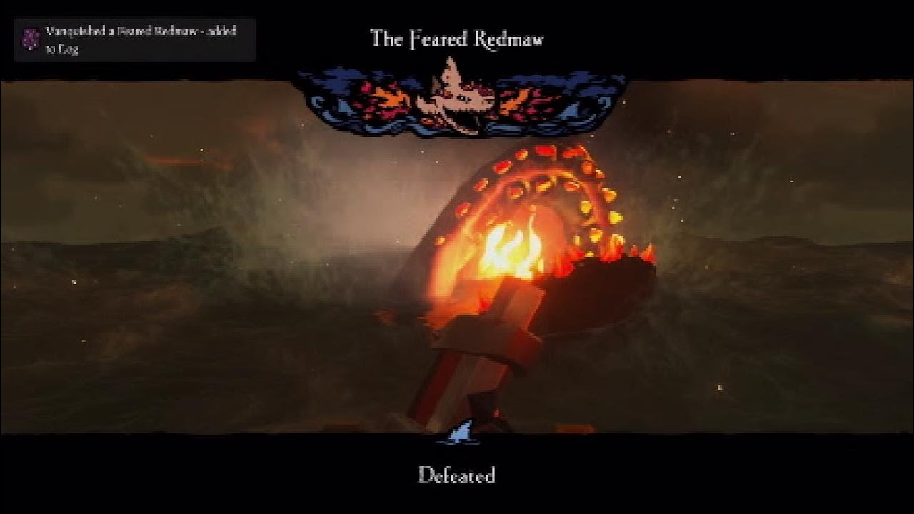 Sea of Thieves - Feared Redmaw Solo Sloop Kill #4 - YouTube