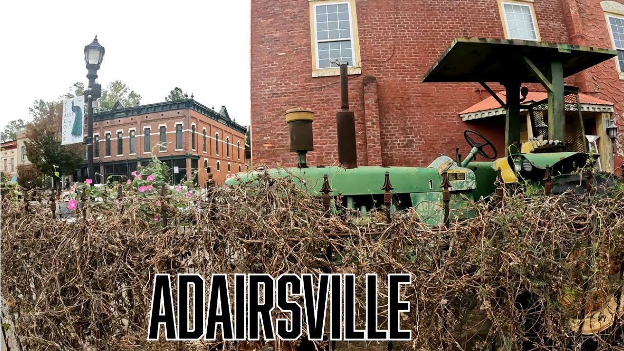 Exploring ADAIRSVILLE, GEORGIA: Walking Tour - YouTube