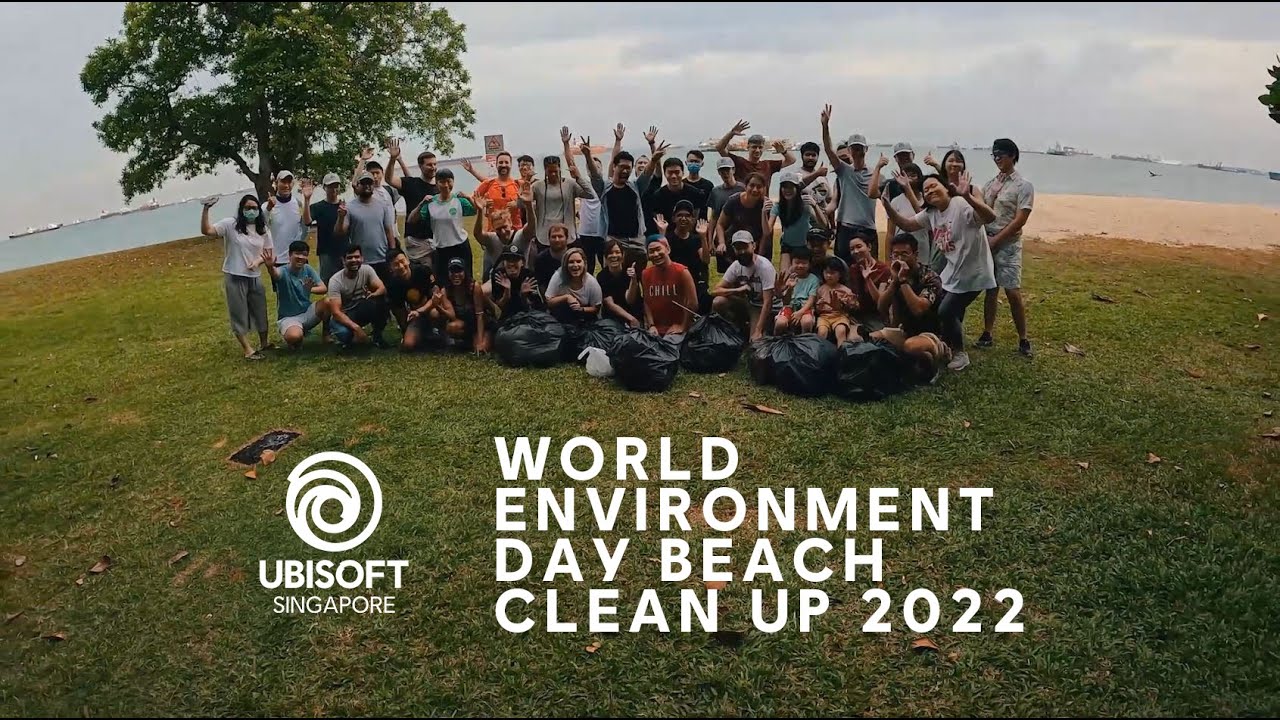 World Environment Day Beach Clean Up 2022 | Ubisoft [SG] - YouTube