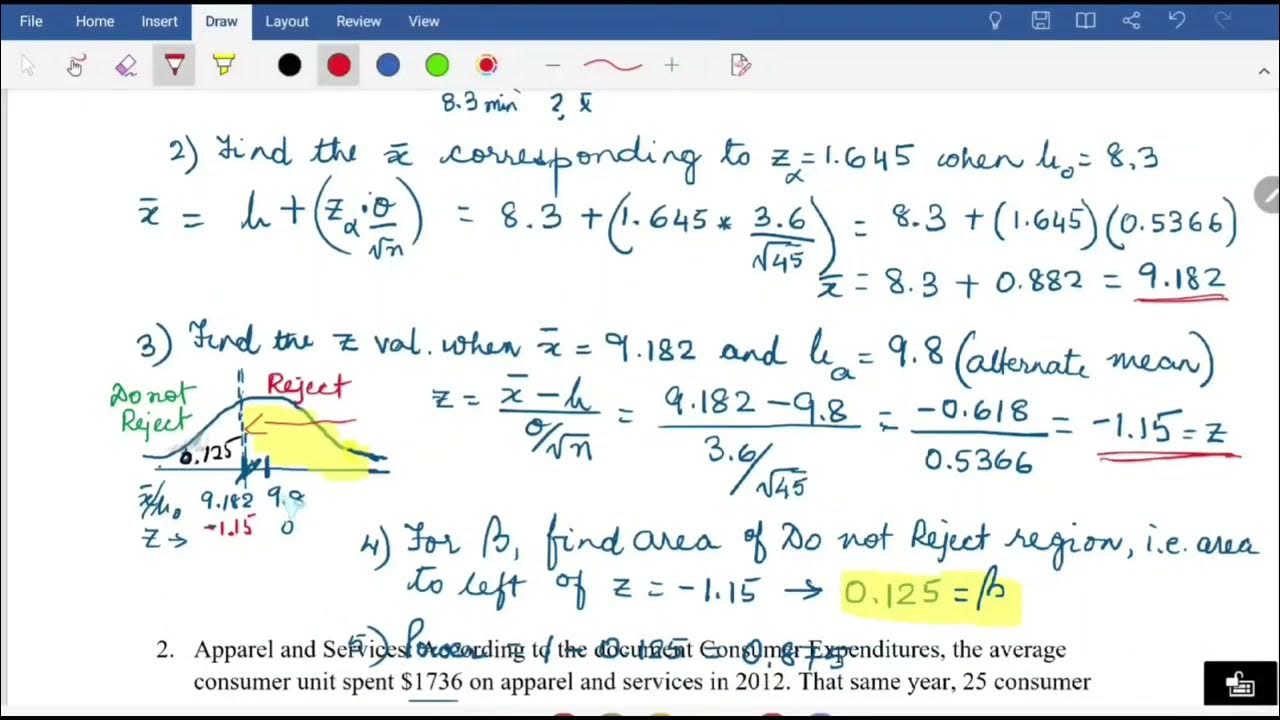 Statistics 2: Project_Test 1 Review Video Solutions Part 1 - YouTube