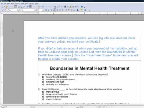 Ce4Less.com How to earn online ceu's for Social Workers, Psychologists ...