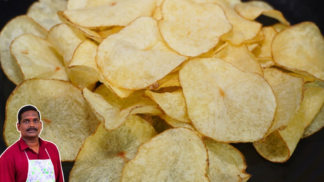 Salted potato chips | Urulaikilangu chips | உருளைக்கிழங்கு சிப்ஸ் - YouTube