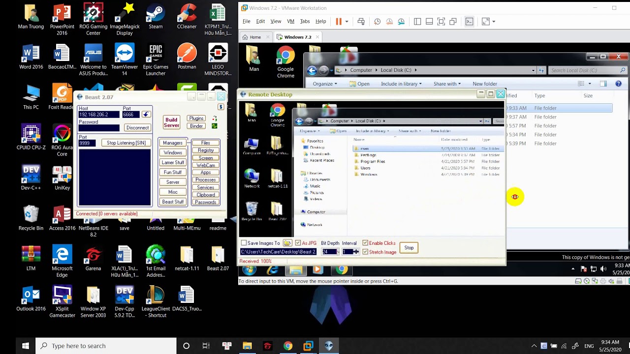 Bài 8: Sử dụng Trojan Beast và Detect Trojan - BM&ATHTTT - YouTube