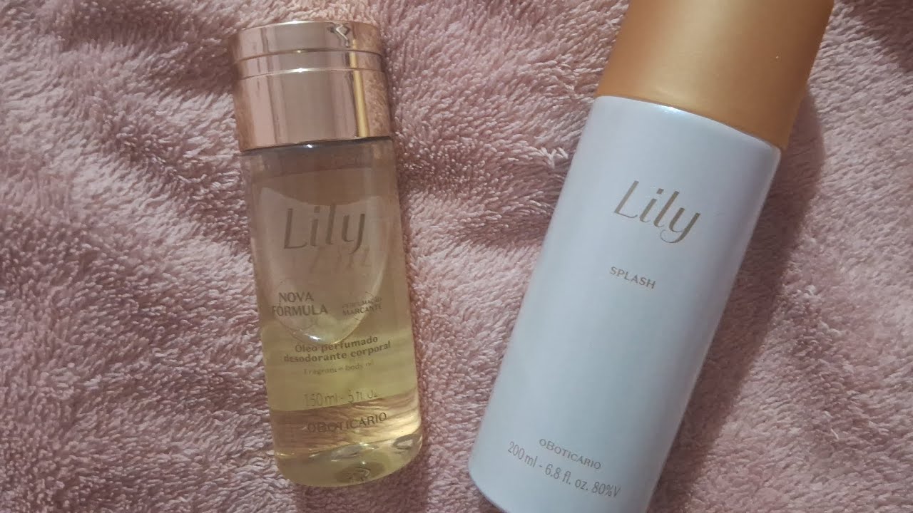 Óleo de banho lily , Body splash lily : resenha ️ - YouTube
