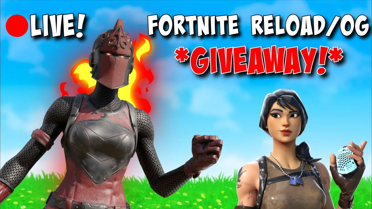 *GIVEAWAY* How Many Wins Can I Get?! Fortnite Reload/OG🔥 - YouTube