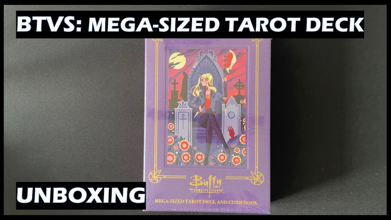 Unboxing Buffy the Vampire Slayer Mega Sized Tarot Deck - YouTube