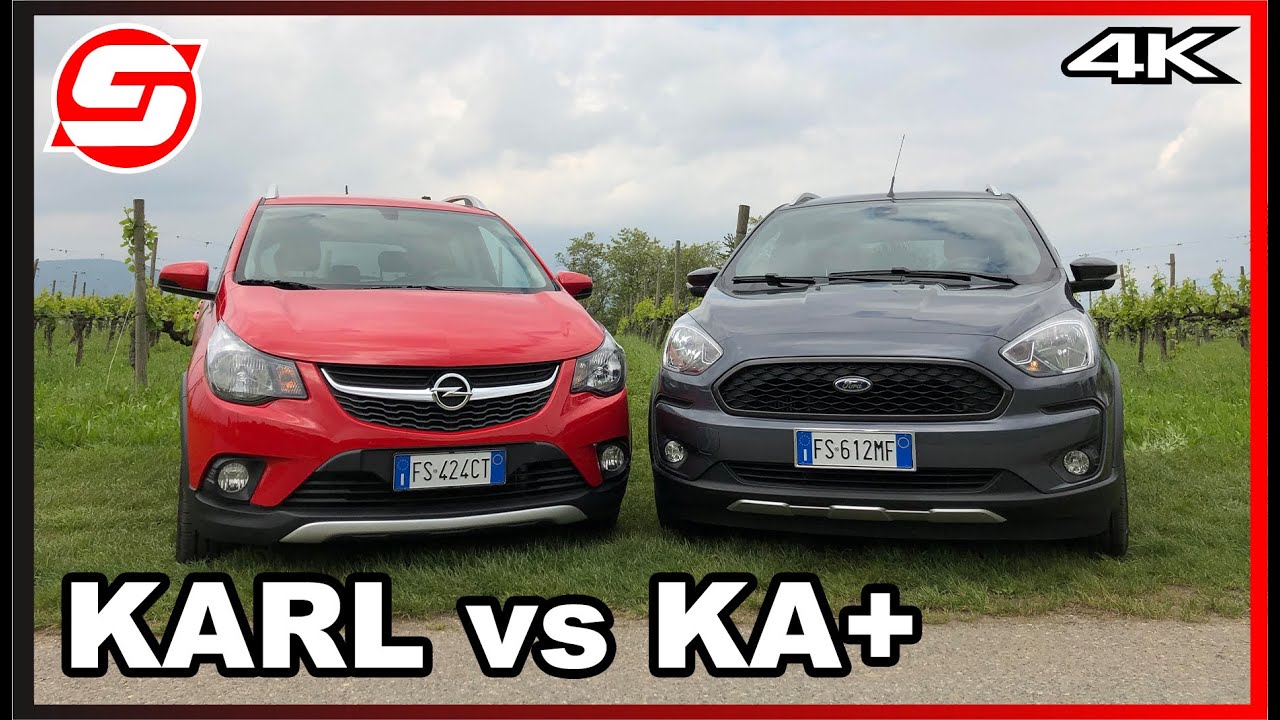 FORD KA+ Active VS OPEL KARL Rocks | Il CONFRONTO delle piccole ...