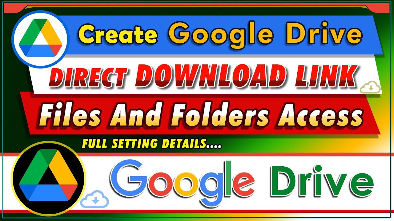 GOOGLE DRIVE direct download link with access permission full Settings | Drive Link कैसे बनाये ...