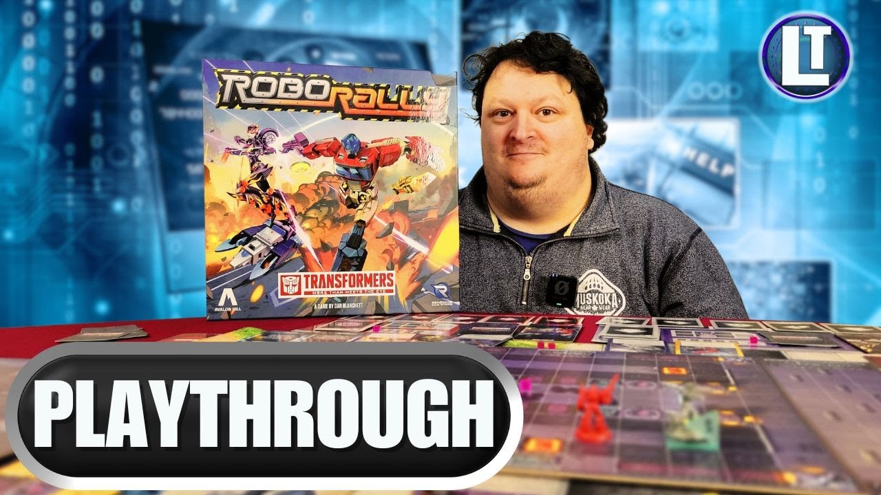Robo Rally TRANSFORMERS Full Game Playthrough - YouTube