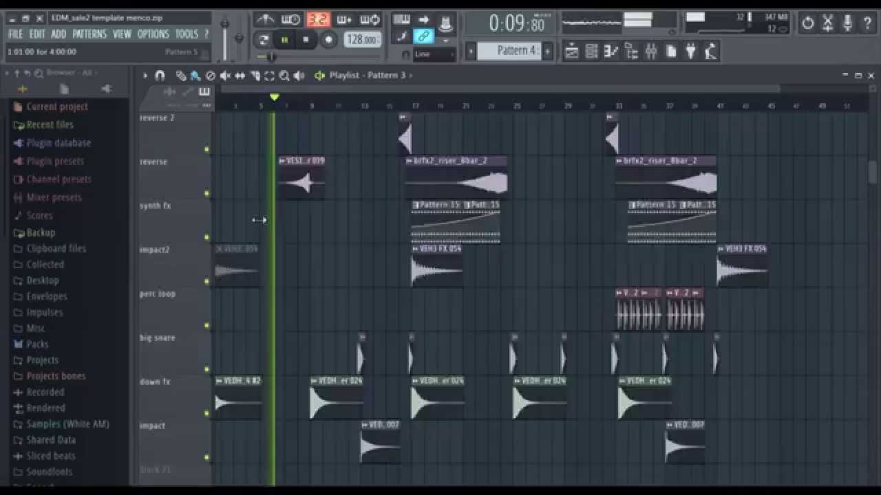 FL Studio Template - Snowflakes by Alex Menco (Bigroom, EDM) / Midi ...