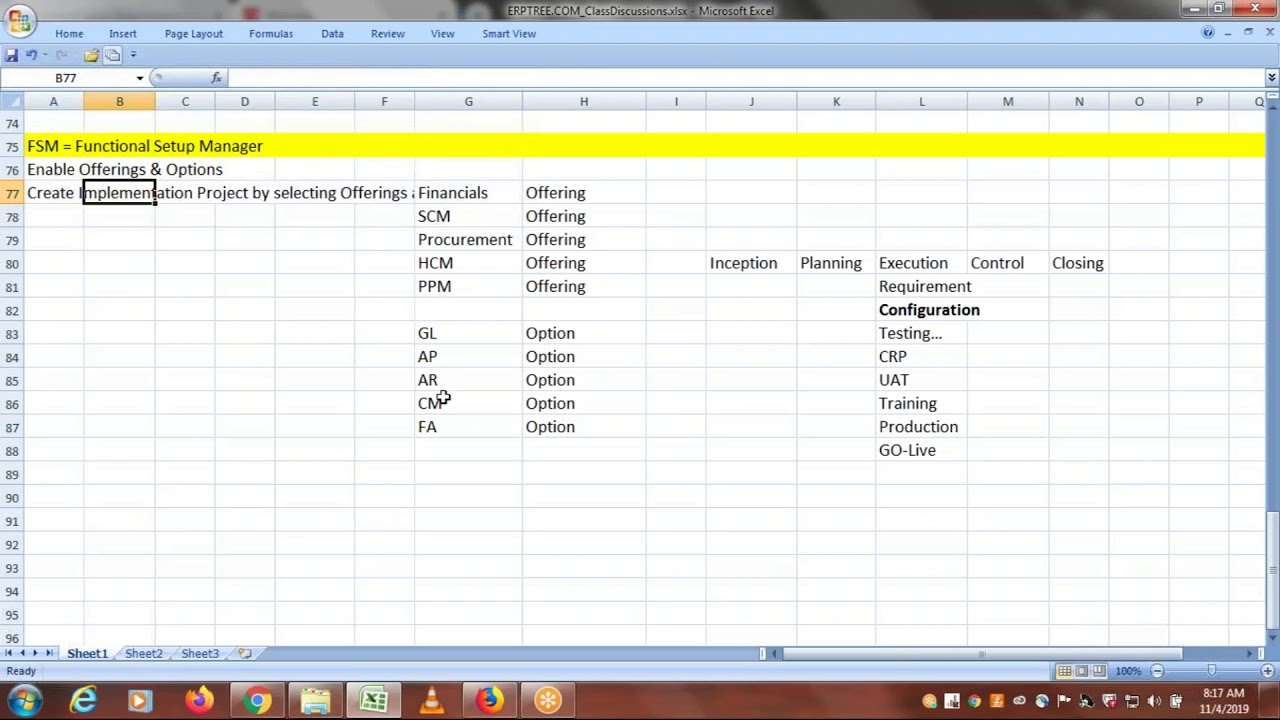 Oracle Fusion Financials Training | 4th Session | FSM and ...