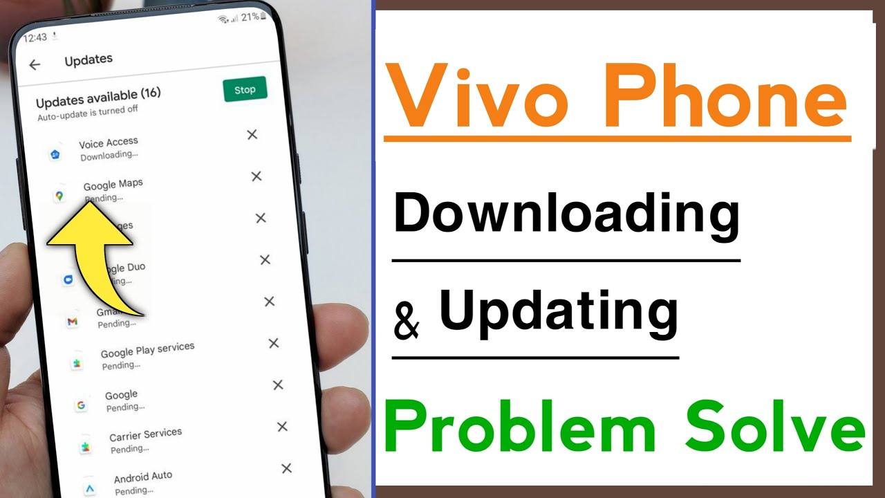 Vivo Phone Play Store Downloading And Updating Problem Solve - YouTube