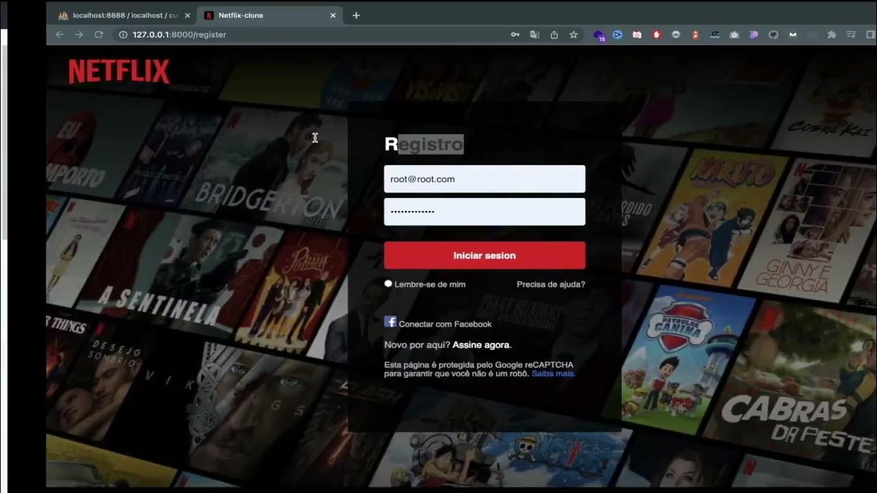 Registró estilo Netflix | Laravel Clon - YouTube