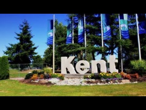 DOWN TOWN DRIVE THRU CITY OF KENT WA 🇺🇸 🇺🇸 DECEMBER 2022 #YOUTUBE@MALLU ...