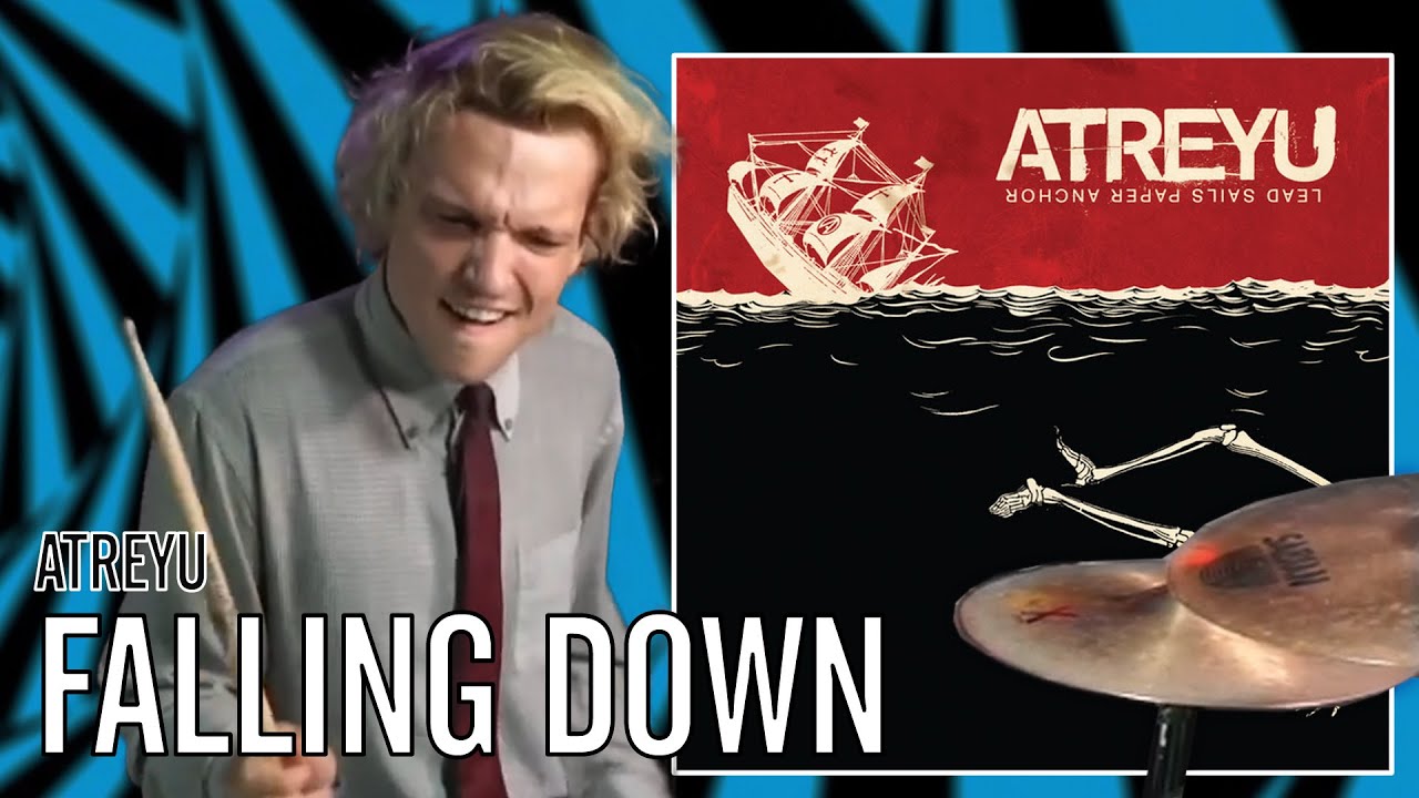 Atreyu - Falling Down | Office Drummer [Live Learn] - YouTube