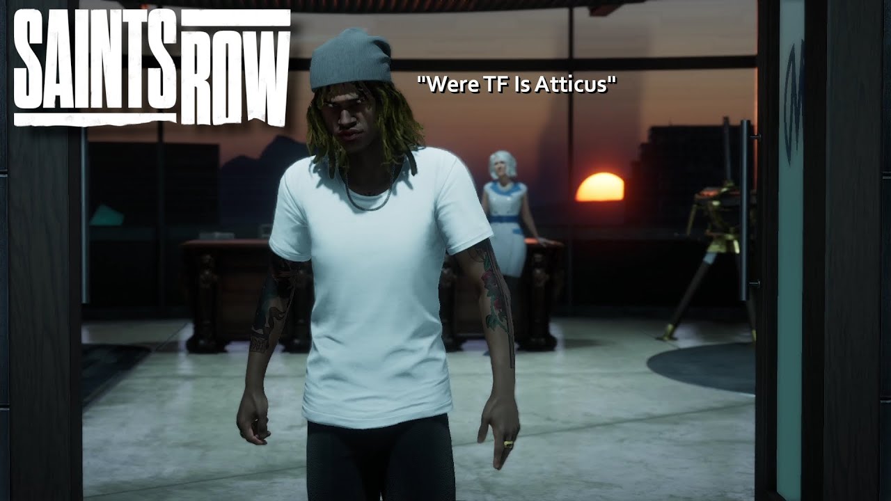 ATTICUS RUNNING FROM SAVAGES! [SAINTSROW #13] - YouTube