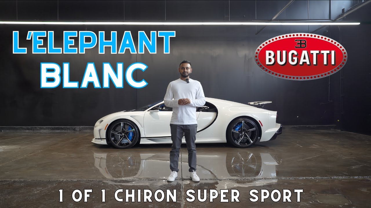 L'ELEPHANT BLANC: BUGATTI CHIRON SUPERSPORT IN CANADA - YouTube