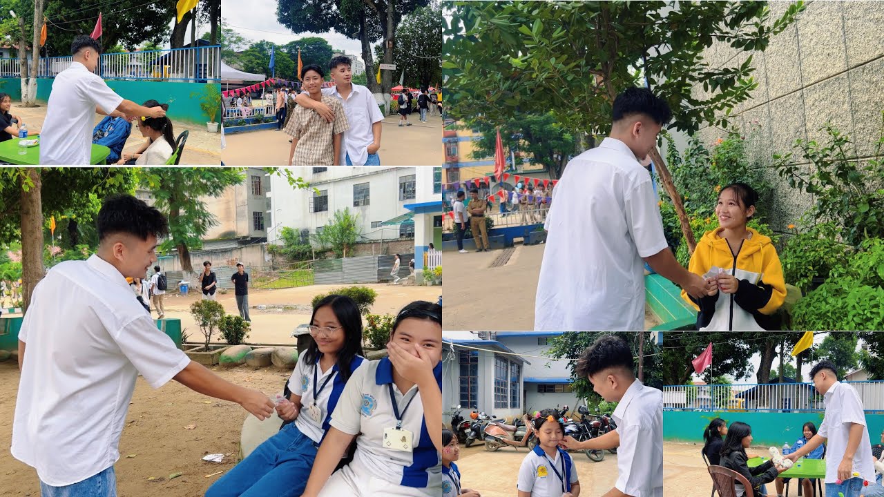 Surprise Giveaway at Christian Hr Sec School Carnival💥___ 😀 - YouTube