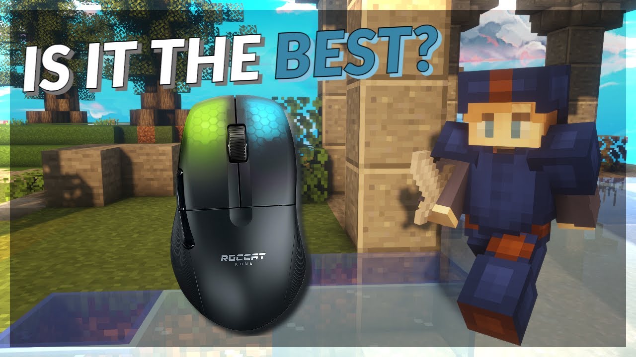 Is This The BEST Minecraft Mouse? | Roccat Kone Pro Air Review - YouTube
