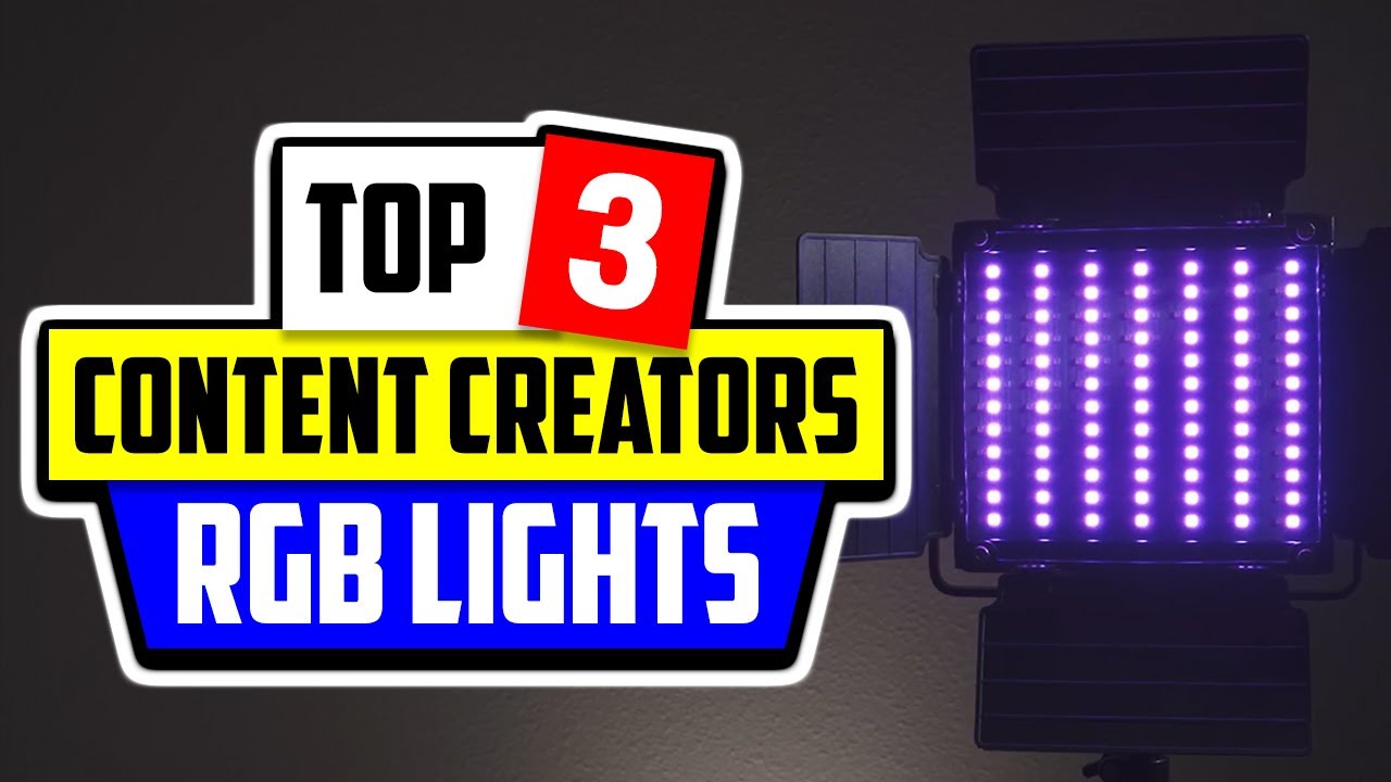 Top 3 RGB Lights For Content Creators 👇💥 - YouTube