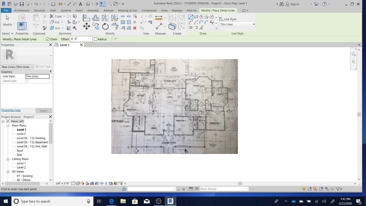 How to scale to model space in Revit - YouTube