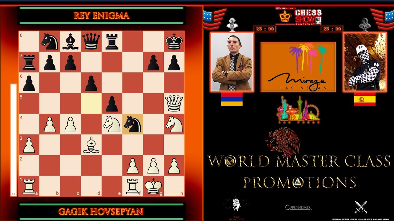 WORLD MASTER CLASS PROMOTIONS CHESS SHOWDOWN OF PROFESSIONALS - GAGIK ...