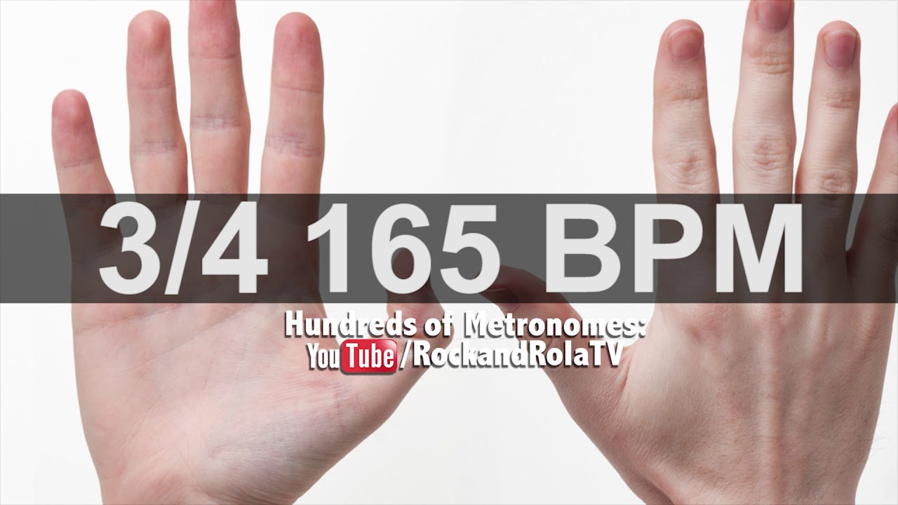 🔴 165 BPM Applause Metronome - YouTube