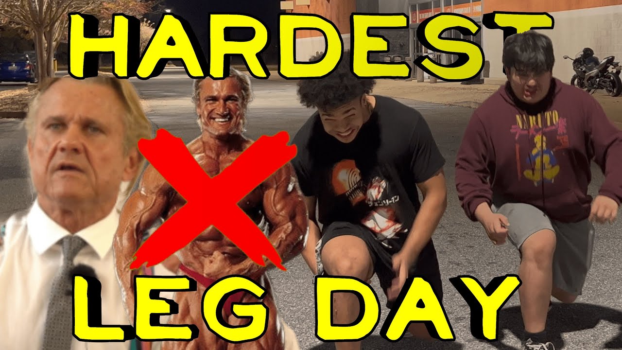 We Made The Hardest Leg Day - YouTube