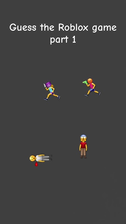 Guess the Roblox game part 1! - YouTube