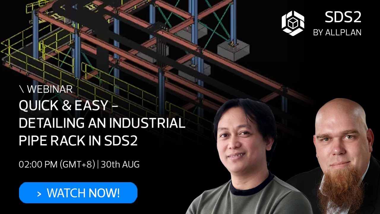 Webinar: Quick and Easy - Detailing an Industrial Pipe Rack in SDS2 ...