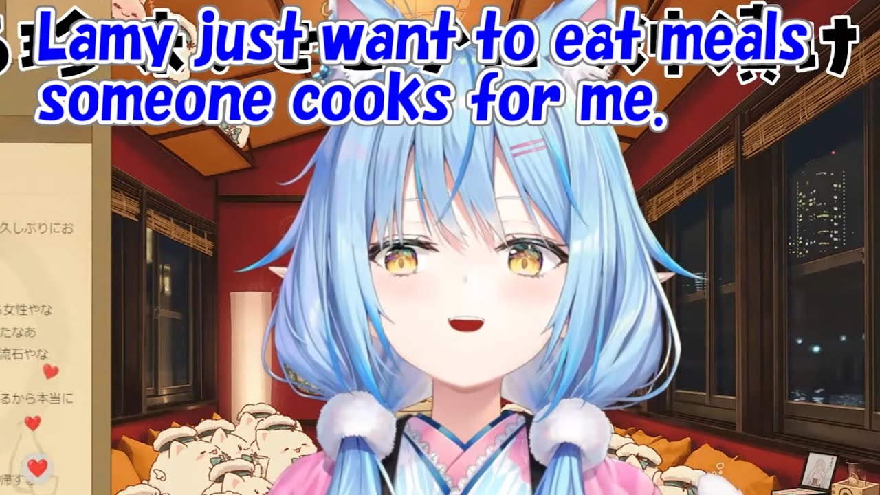 [Hololive] Lol. Lamy likes eating more than cooking. [Eng sub] - YouTube
