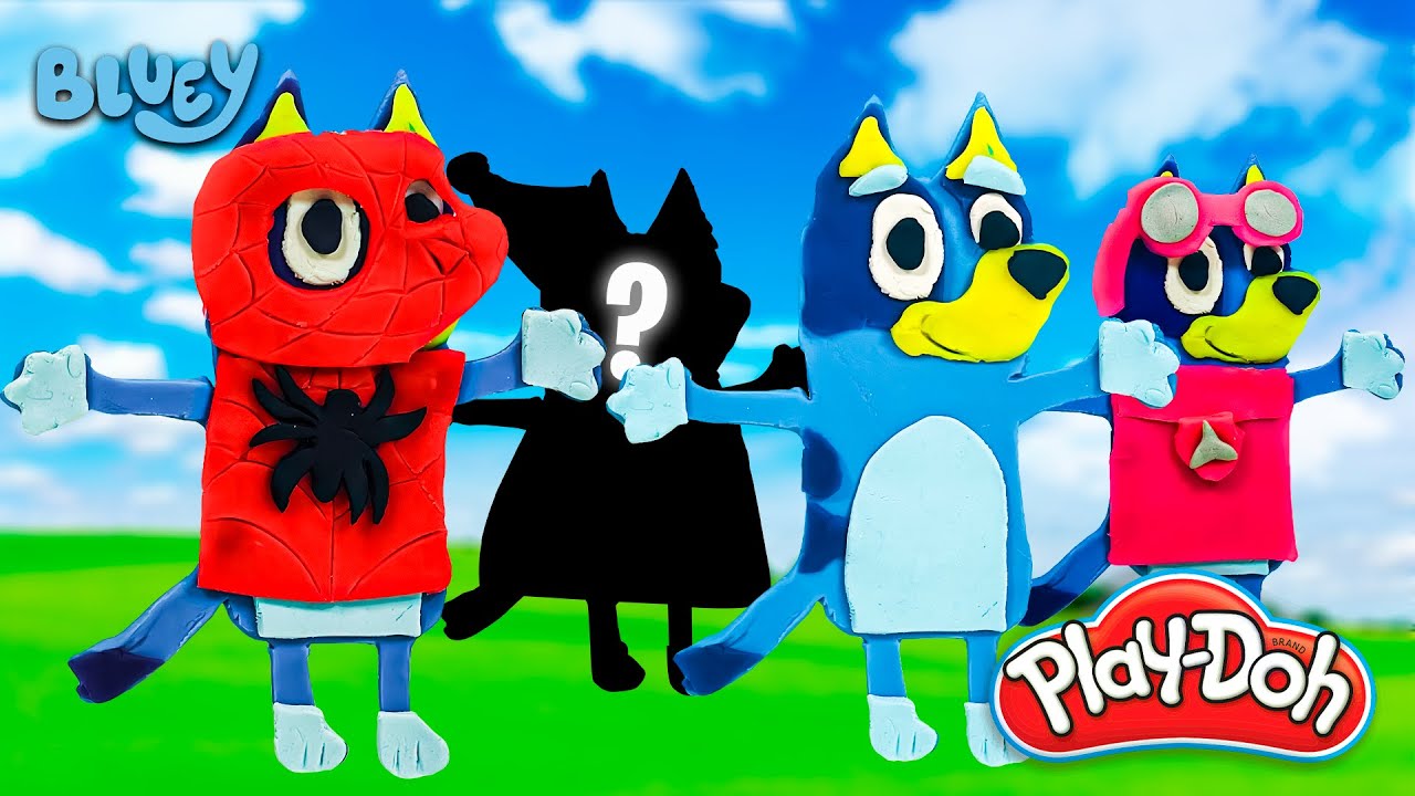 !! How to make BLUEY with Play Doh!! [Disney jr] Pretend Play - YouTube