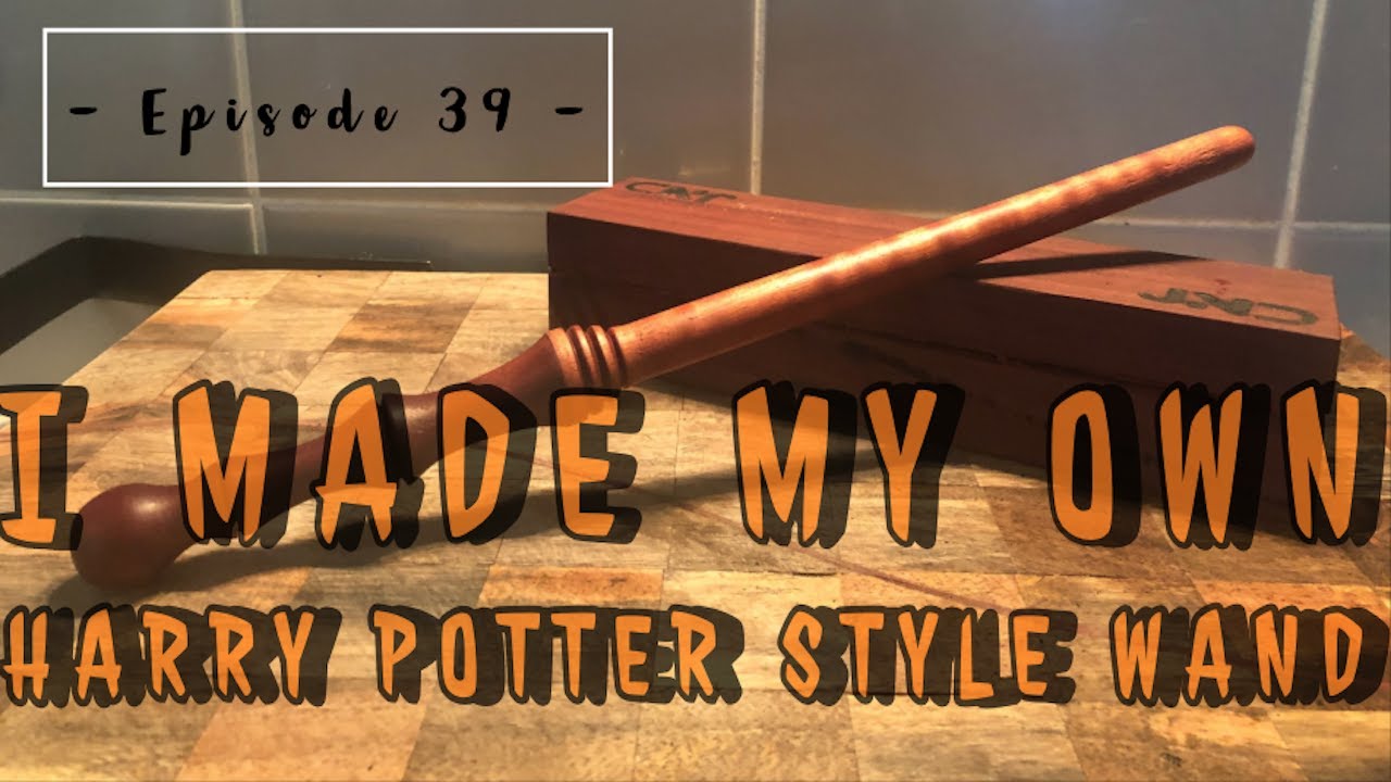How To Make Your Own "Harry Potter" Style Magic Wand // Woodturning ...