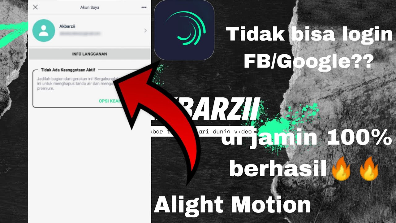 Tutorial cara login akun di Alight motion dengan mudah dan simpel 100% ...