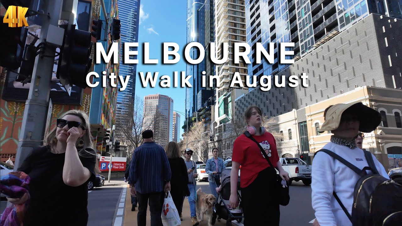 Melbourne Australia City Walk in August 2024 4K Video - YouTube