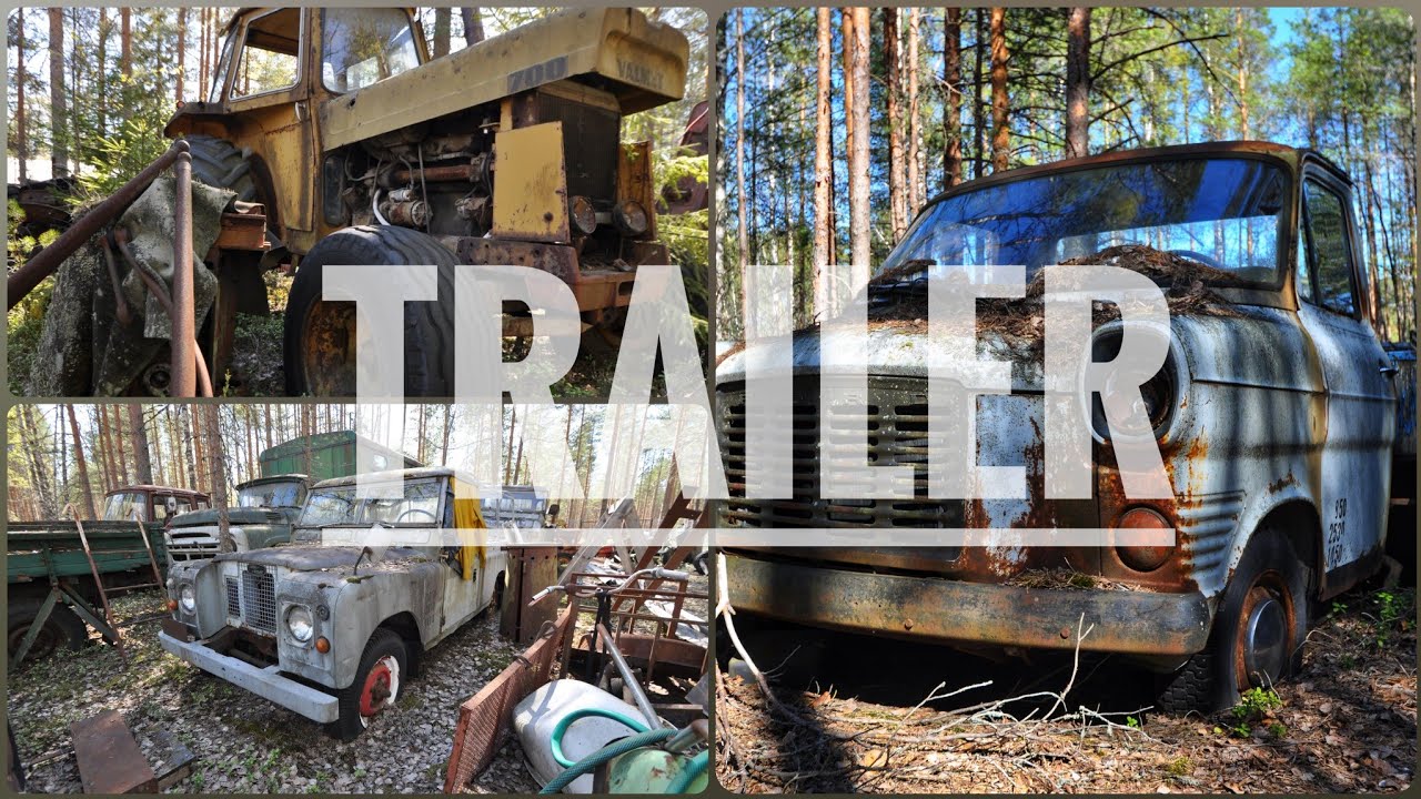 Harvinaisia autoja, vanhoja kuorma-autoja, koneita ja traktoreita ...