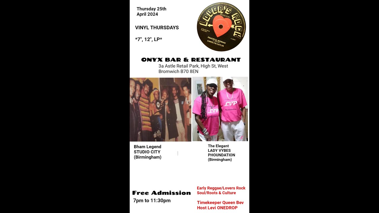 VINYL THURSDAYS STUDIO CITY & LADIES VYBZ PHOUNDATION - BIRMINGHAM VAL ...