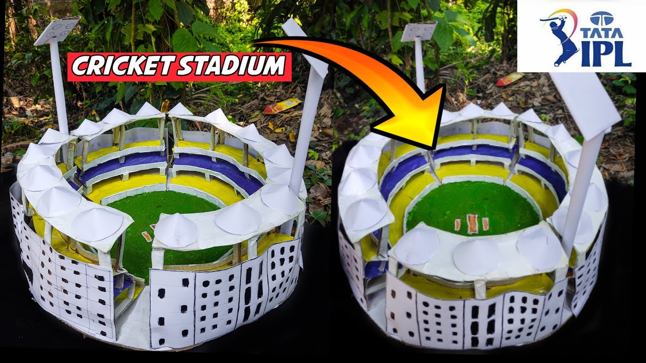 How to Build a Cricket Stadium - DIY - YouTube