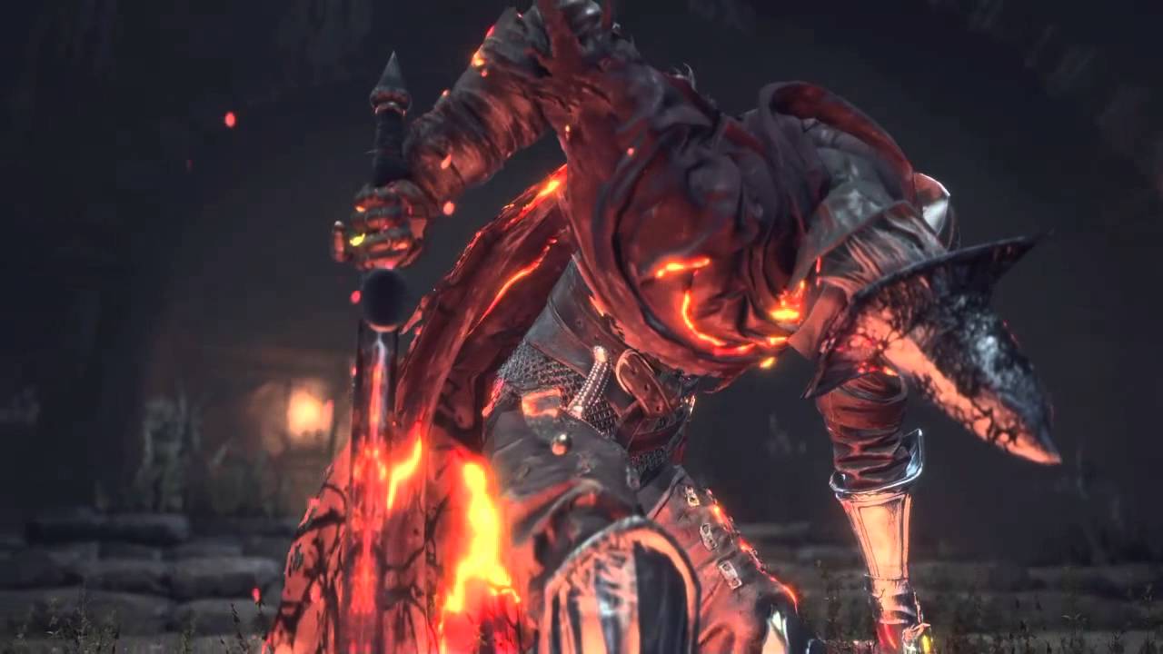 Dark Souls 3 Abyss Watchers Gameplay - YouTube