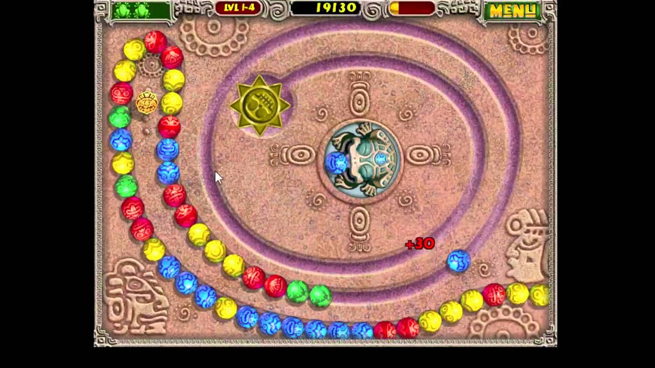 ZUMA Stage 1-4 All ZUMA Stages Game play, Play through - YouTube