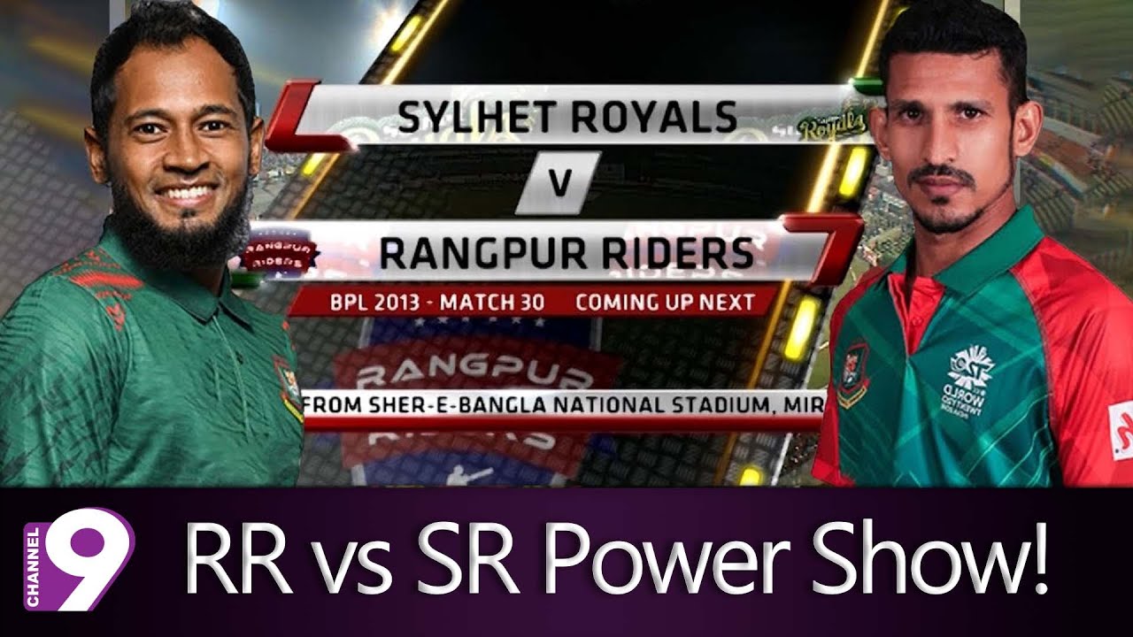 RR vs SR Power Show! All Boundaries 4s & 6s HD Highlights | Channel 9 ...