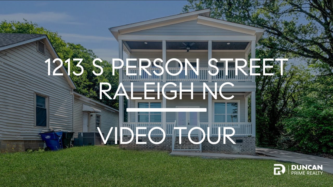 1213 S Person Street Raleigh NC 26701- Video Tour - YouTube