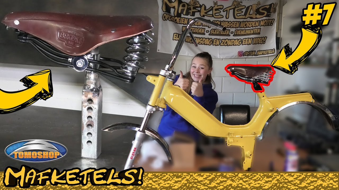 TOMOS PROJECT SLEEPER | NIEUWE CUSTOM BROMMER ONDERDELEN BOUWEN! - YouTube