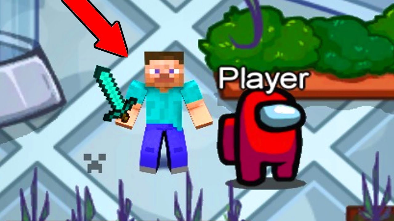 How To Play As Minecraft Steve In Among Us - YouTube