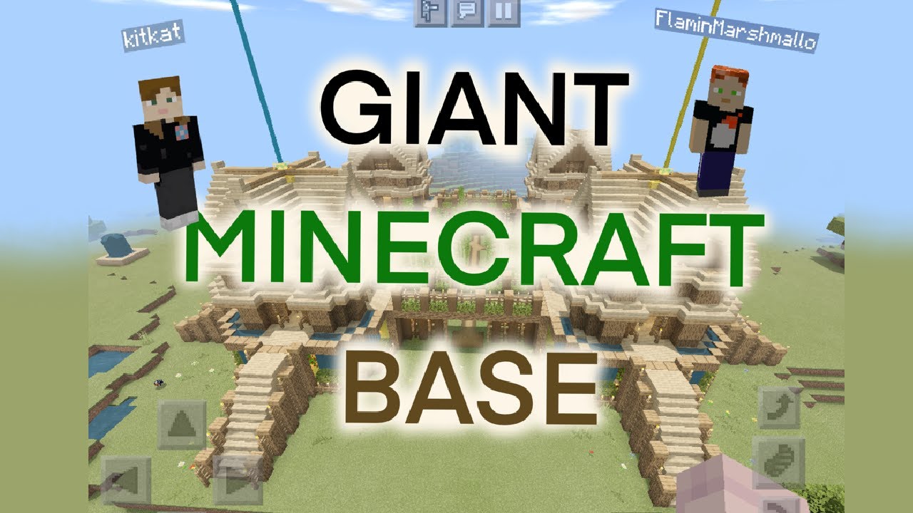 GIANT MINECRAFT BASE!! 🤯 - YouTube