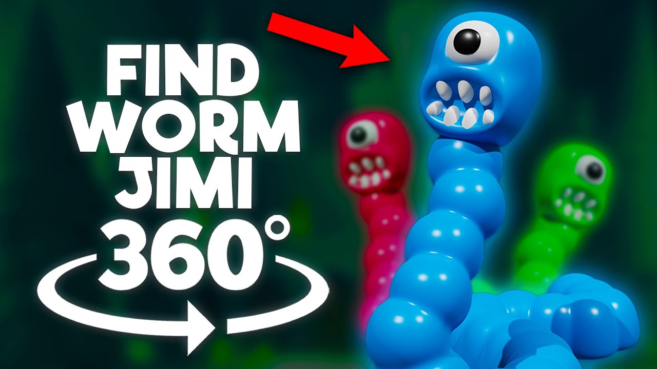 Find Hidden Worm Jimi in 360°/VR! - YouTube