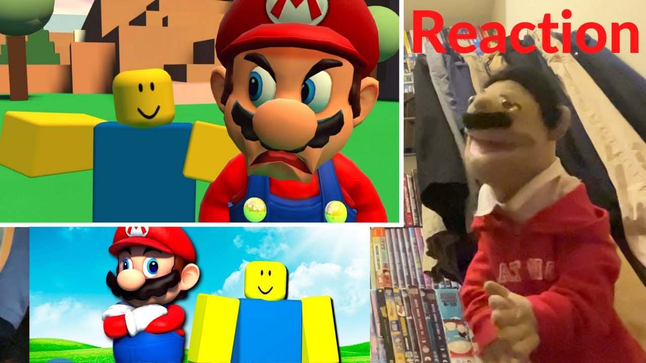 SMG4: If Mario Was In Roblox Reaction (Puppet Reaction) - YouTube